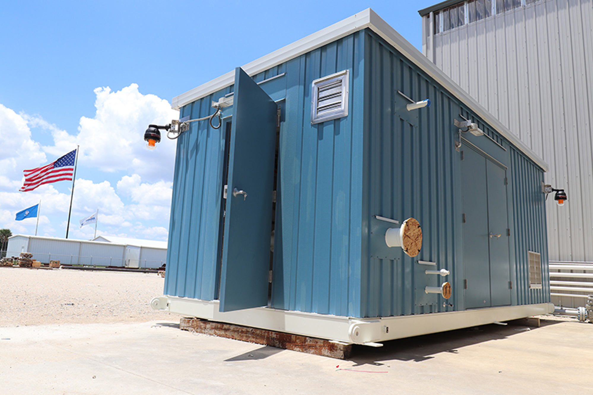 Meter Skid Enclosures | Accurate Measurement Controls Inc.